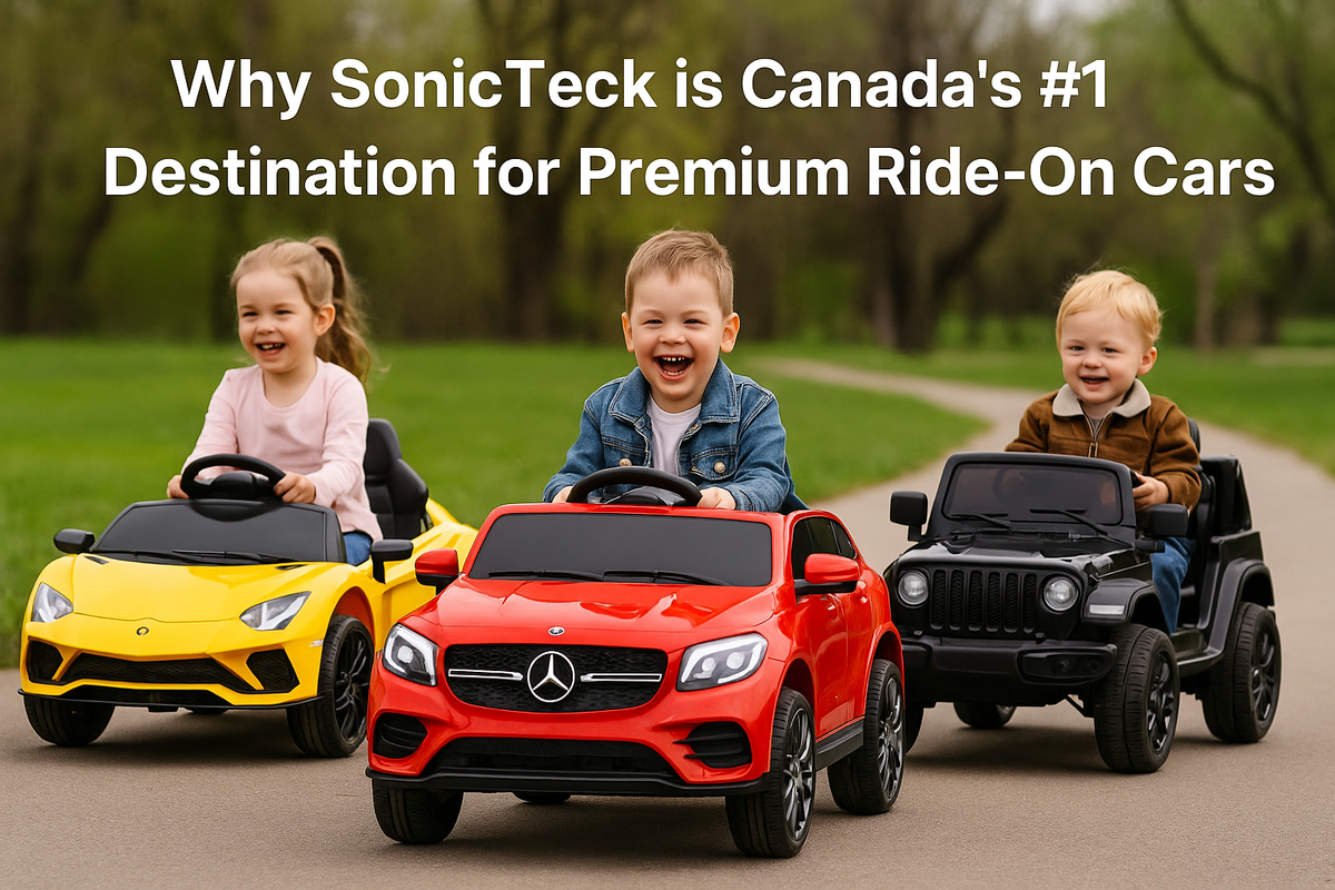 The Best Ride-On Cars in Canada: Discover the SonicTeck Difference ...